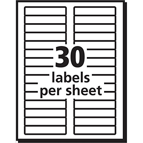 Avery File Folder Labels For Laser And Inkjet Printers 0 6 X 3 43 