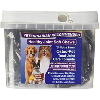Amazon.com : Osteo-Pet Value Size Glucosamine Chondroitin for Dogs Soft ...