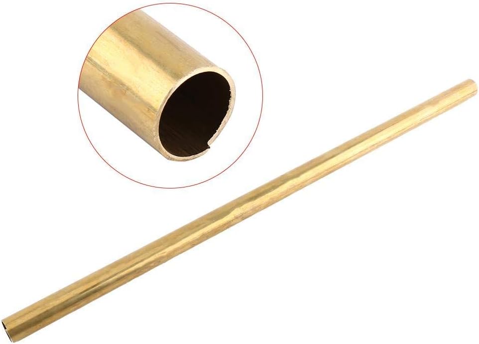Zeen Messingrohr 50 cm Länge 1 mm Wandstärke Messing Rohr rund Länge ...