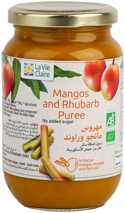 La Vie Claire Mango & Rhubarb Puree 370G Organic price in Saudi Arabia ...