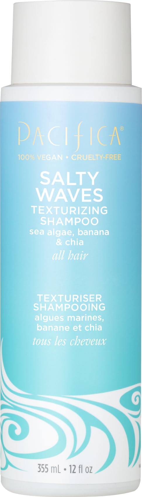 Pacifica Salty Waves Texturizing Shampoo - Beachy Textured, Messy Look ...