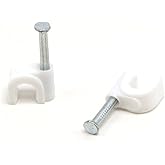 Amazon.com: THE CIMPLE CO - Single Coaxial Cable Clips, Cat6 ...