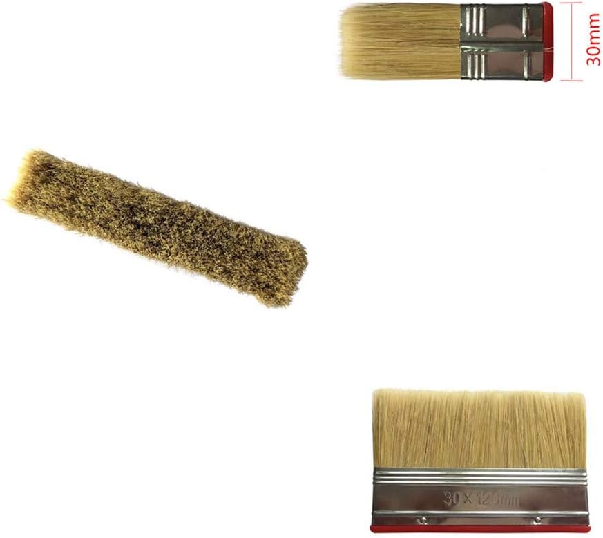 2 Pieces Bristle Brush Large Paint Brush Stain Brush for DIY Shed Fence ...