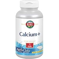 Amazon.com: KAL Tabletas de Calcio Plus, 1000 mg, 200 unidades : Salud ...