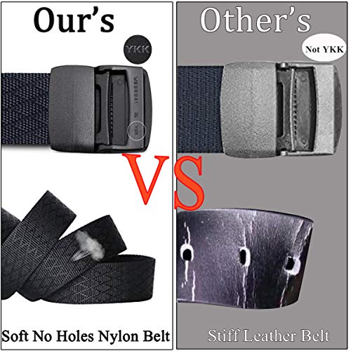 Outdoor Work Belt Durable 5-Pack Nylon Tactical Belts - Military ...
