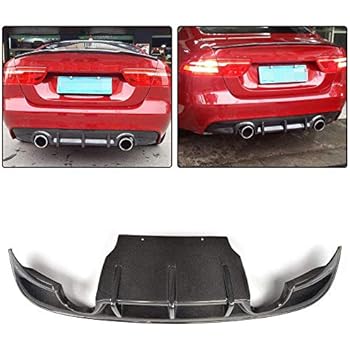 Amazon.com: JC SPORTLINE Jaguar XE CF Diffuser,fits Jaguar XE Sedan 4 ...