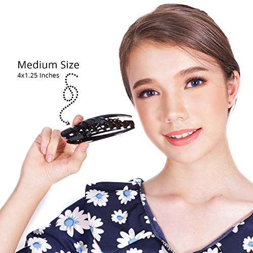 RC ROCHE ORNAMENT 6 Pcs Womens Elegant Side Slide Comb French Concord ...