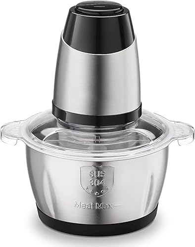 Meat Grinder Electric, Food Processor 3L Stainless Steel Meat Blender Food Chopper for Meat ...