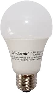 Polaroid Lighting PLA19-40.400.5.1S 400-Lumen 3000K A19 Light Bulb ...