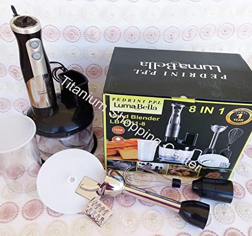 LumaBella, Hand Blender 8in1 Kitchen Master, 700w, LB5011-8 price in ...