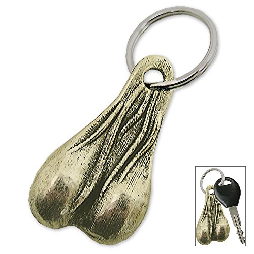 Brass Balls Keyring, Keychain, Novelty Key Fob in Pakistan - StarShop.pk