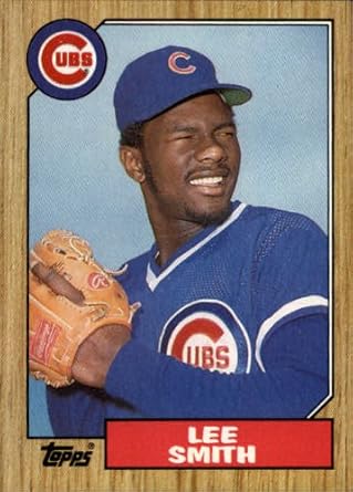 Amazon.com: Lee Smith 1987 Topps #23 Cubs Baseball Card: Collectibles ...