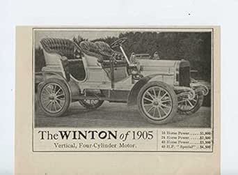 Amazon.com: 1905 Winton Motor Car Cleveland OH Automobile Magazine Ad ...