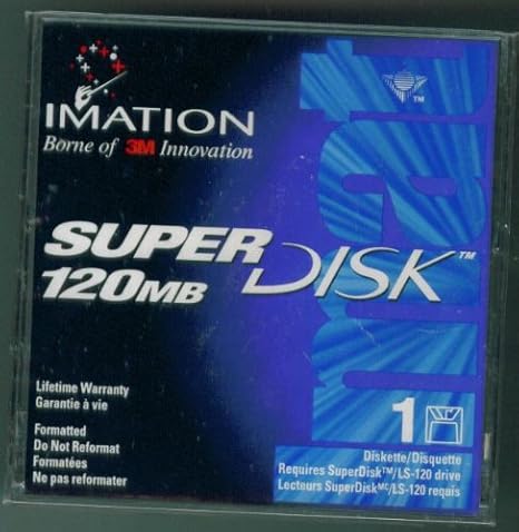 Amazon.com: IMATION - SUPER Disk Drive 120MB Parallel Port Drive SD 120 ...