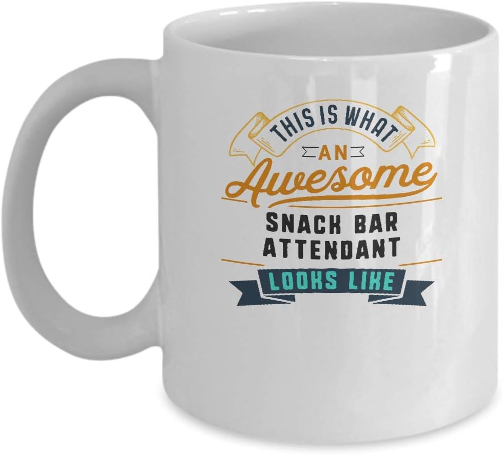 Amazon Funny Snack Bar Attendant Coffee Mug Awesome Job Occupation Amazon Funny Snack Bar Attendant Coffee Mug Awesome Job Occupation