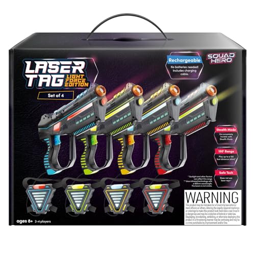 Rechargeable Laser Tag for Kids, Teens & Adults - Blasters & Vest ...