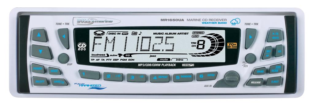 Amazon.com: BOSS Audio Systems MR1650UA In-Dash Single-Din Detachable ...