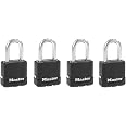 Master Lock M115XQLF Magnum Heavy Duty Outdoor Padlock with Key, 4 Pack ...