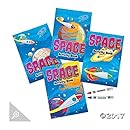 Amazon.com: 12 - Space Activity Books with crayons: Toys & Games