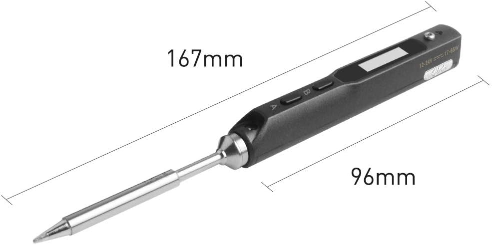 NewHail TS100 65W Electric Soldering Iron Kit Portable Smart Soldering ...