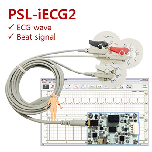 Buy [PhysioLab] PSL-iECG2 / Small 2CH ECG Sensor Module with ECG & Beat ...