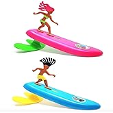 Amazon.com: Surfer Dudes Classics Wave Powered Mini-Surfer and ...