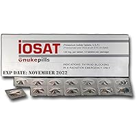 iOSAT Potassium Iodide Tablets, 130 Mg (14 Tablets) X 5 Packs : Amazon ...