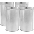 Amazon.com: Solstice Double Seal Tea Canisters (4-Pack, Large); Round ...