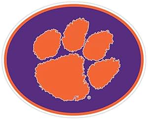 Amazon.com : Clemson Tigers Vinyl Sticker 4"x5" Decal Bumper Car Truck ...