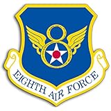 Amazon.com: United States USAF 8th AF SAC, USAAF Eighth AirForce Emblem ...