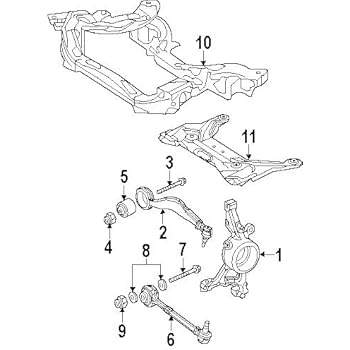 Amazon.com: Mercedes-Benz 221 333 08 14, Suspension Control Arm Bushing ...