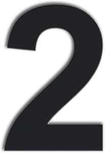 Amazon.com: QT Modern House Number - Extra Large 10 Inch Black ...