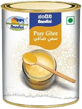 Nandini Ghee | Pure Cow Ghee | 1 Liter | Authentic Indian Ghee ...