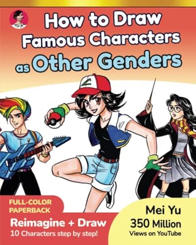 How to Draw Famous Characters as Other Genders: Learn How to Draw Male ...