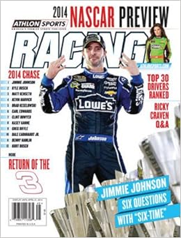 2014 Athlon Sports NASCAR Racing Preview Magazine- Jimmie Johnson ...