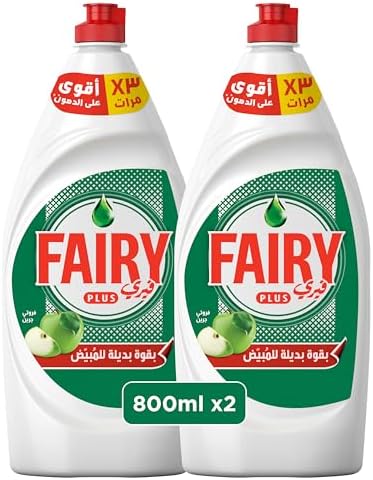 Fairy Plus Fruity Green Dishwashing Liquid Soap With Alternative Power ...