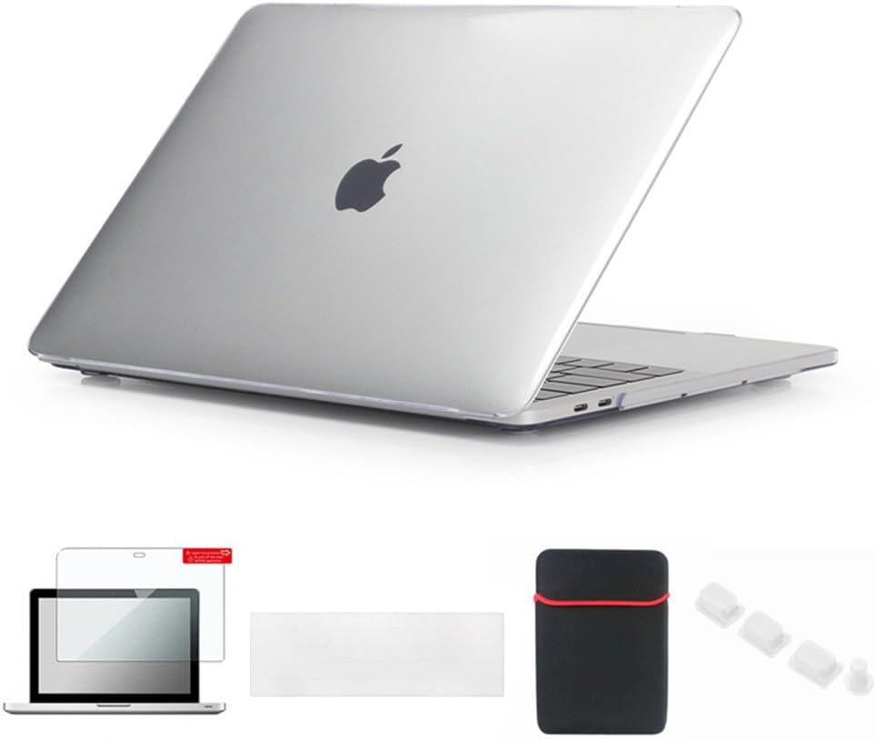 Amazon.com: Se7enline Clear MacBook Pro Case 2016-2018 with Touch Bar ...