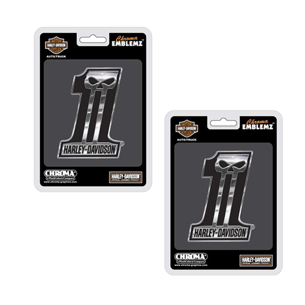 Buy Diesel Power Plus Harley Davidson Dark 1 Skull Bike 3D Emblem ...