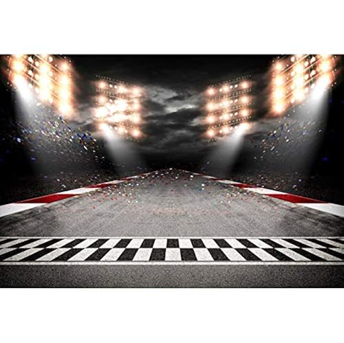 CSFOTO 7x5ft Finish Line Race Track Backdrops for Photography Car ...