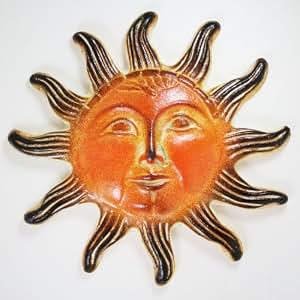 Amazon.com: Mexican Clay Sun - Wall Decor - 12" Diameter: Home & Kitchen