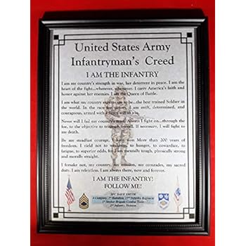 Amazon.com: Junk and Disorderly, AZ: US Army Infantryman's Creed ...