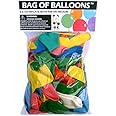 Amazon.com: Bag of Balloons - 72 ct. Assorted Color Latex Balloons ...