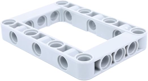 LEGO Technic - 4 pieces -Liftarm frame, 5x7 studs, in new light grey ...