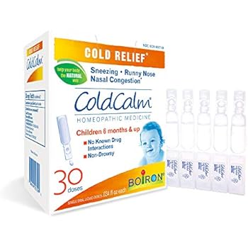 Amazon.com: Boiron Coldcalm Baby, 30 Doses. Baby Cold Relief Drops for ...