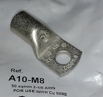 Cembre, A10-M8, Copper Lug: Amazon.com: Industrial & Scientific