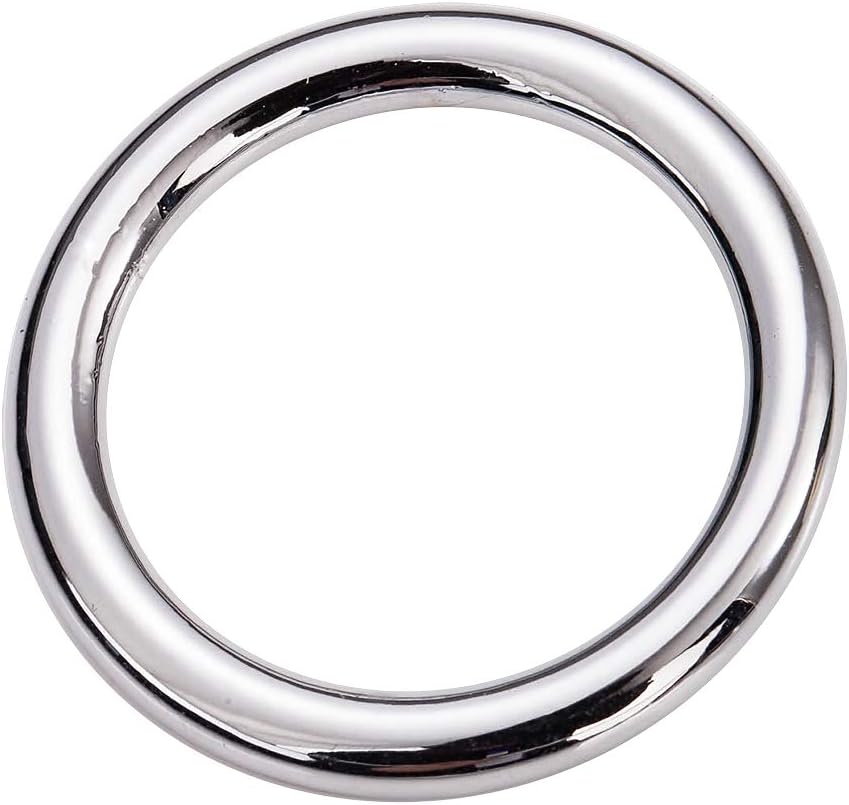 Amazon.com: Metal O Rings 1 1/4 Inch Inner Diameter Welded Heavy Duty ...