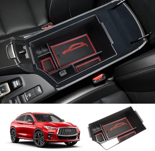 LUWU 2023 2024 Infiniti QX50 QX55 Center Console Organizer Armrest Box ...