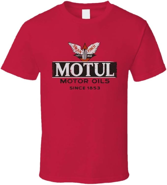 Amazon.com: Motul Vintage Motor Oil Logo Cool Fan Mechanic Gift Worn ...