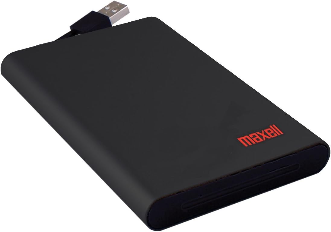 Amazon.com: Maxell 500 GB GENpro 2.5-Inch External Hard Drive 665208 ...
