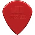 Amazon.com: Dunlop Jazz III Pick Pack, Red Nylon,1.38mm : Musical ...